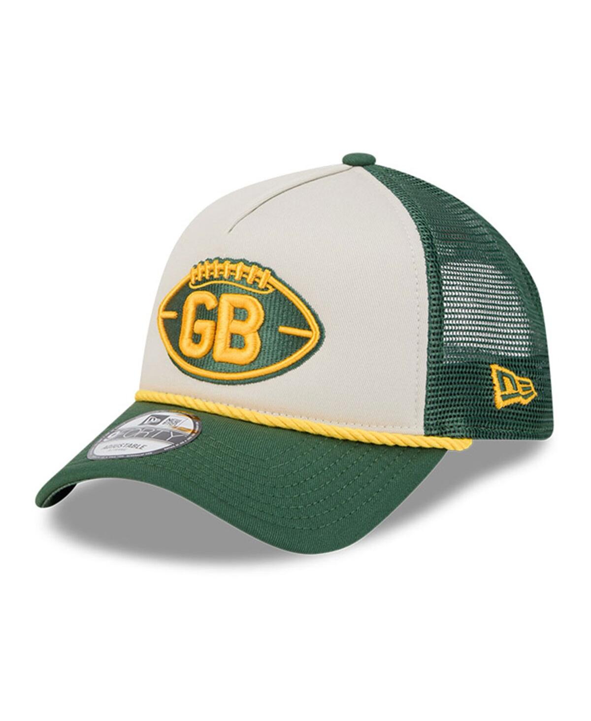 New Era Men's Stone/green Green Bay Packers 2024 Sideline Historic ...