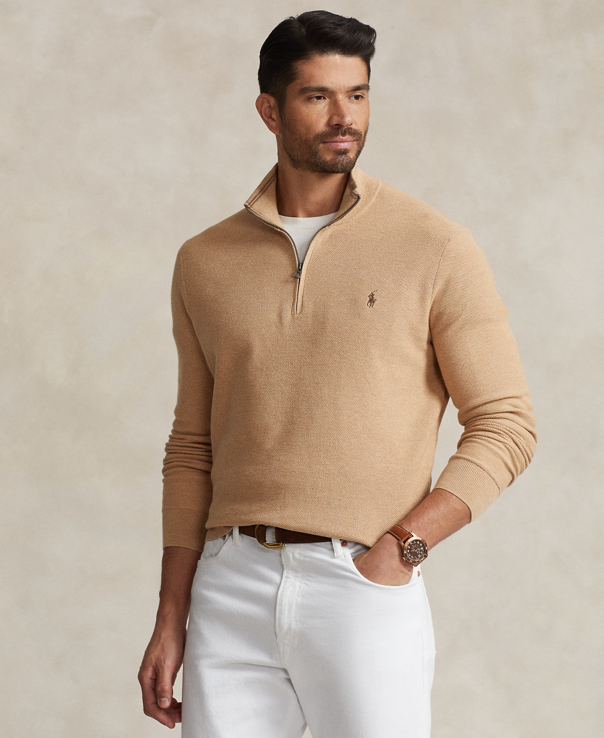 Click here for Polo Ralph Lauren Mens Big & Tall Mesh-Knit Cotton... prices