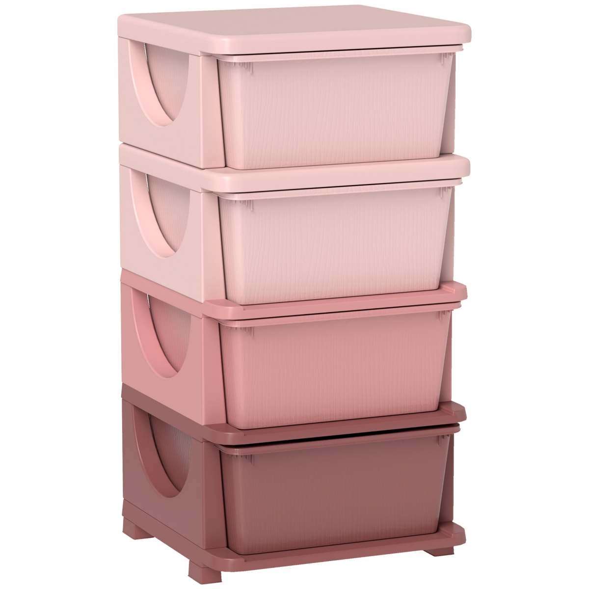 Click here for Qaba 30" 4 Tier Kids Storage Unit Dresser Tow... prices