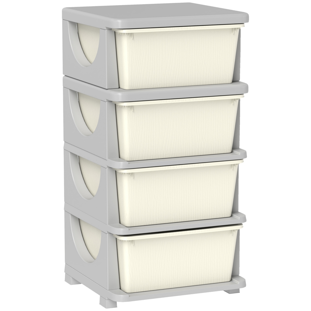 Click here for Qaba 30" 4 Tier Kids Storage Unit Dresser Tow... prices