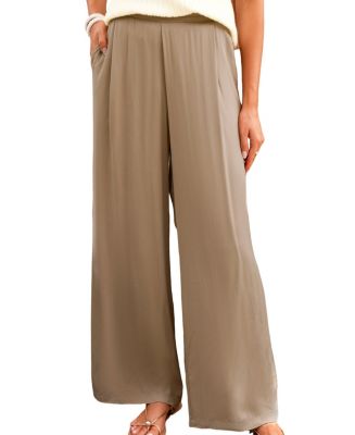 Cupshe Women's Neutral High-Rise Wide Leg Pants - Macy's