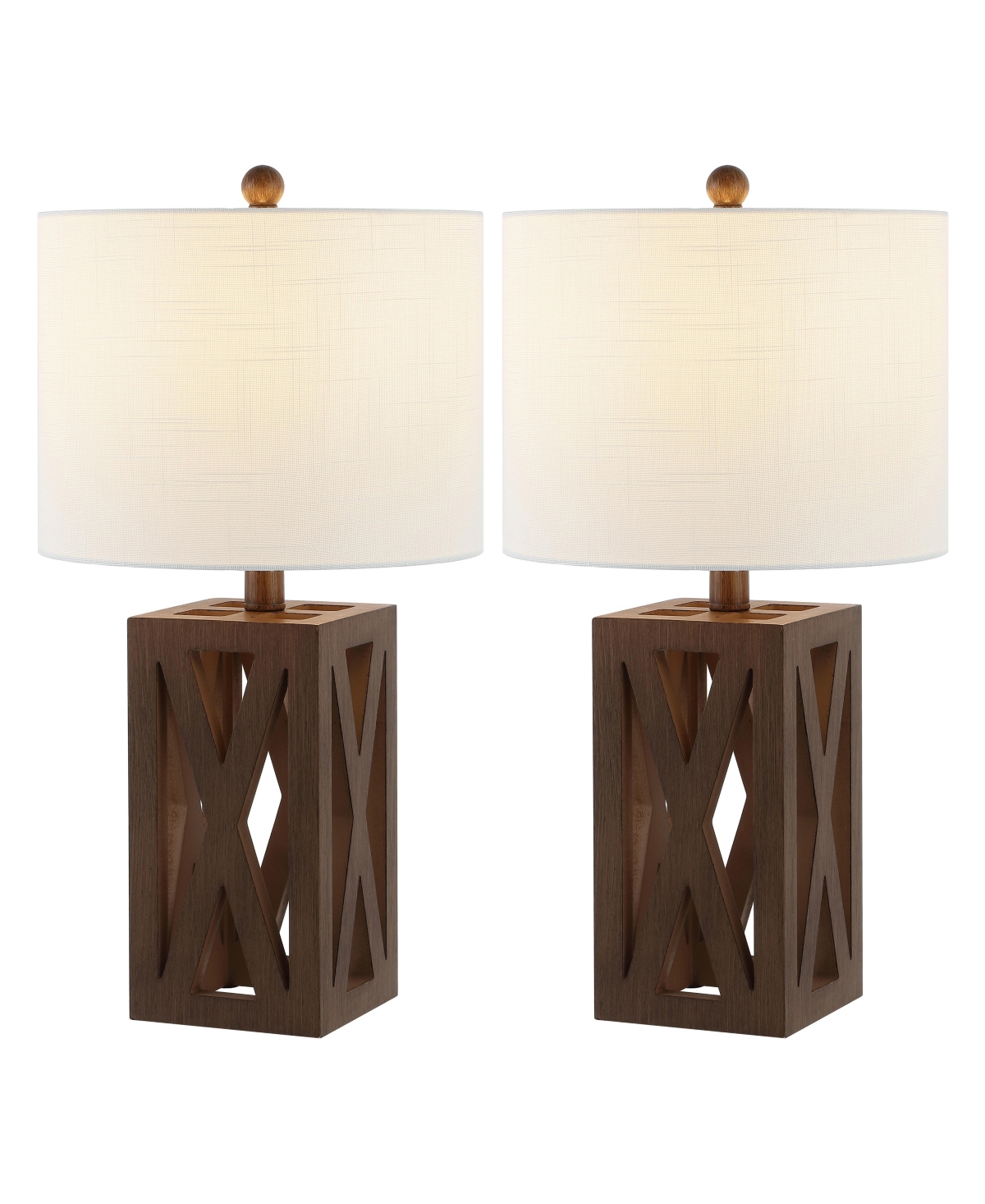 Click here for Jonathan Y Stewart 21.5 Farmhouse Wood Led Table L... prices