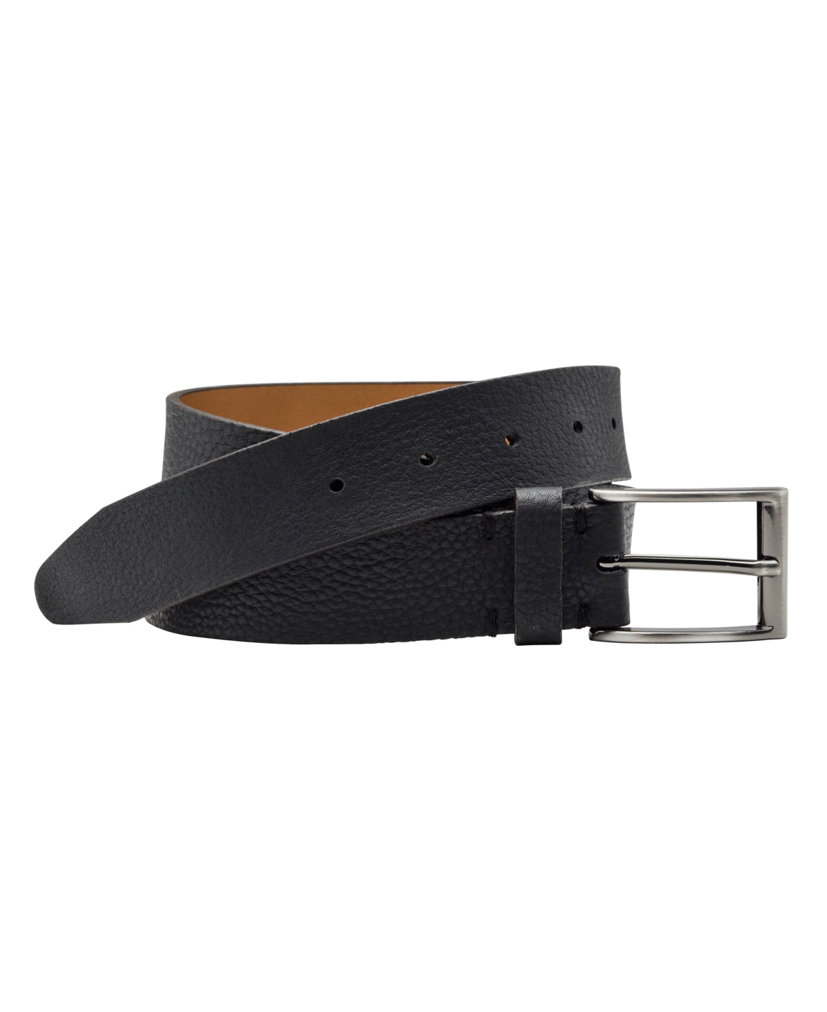 Click here for Johnston & Murphy Mens Soft Pebble Belt - Black prices