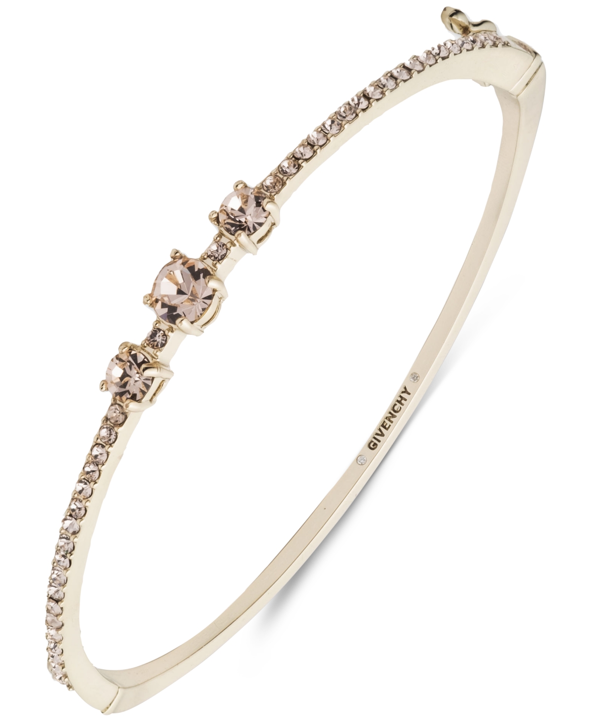 Click here for Givenchy Triple Crystal Stone Pave Bangle Bracelet... prices