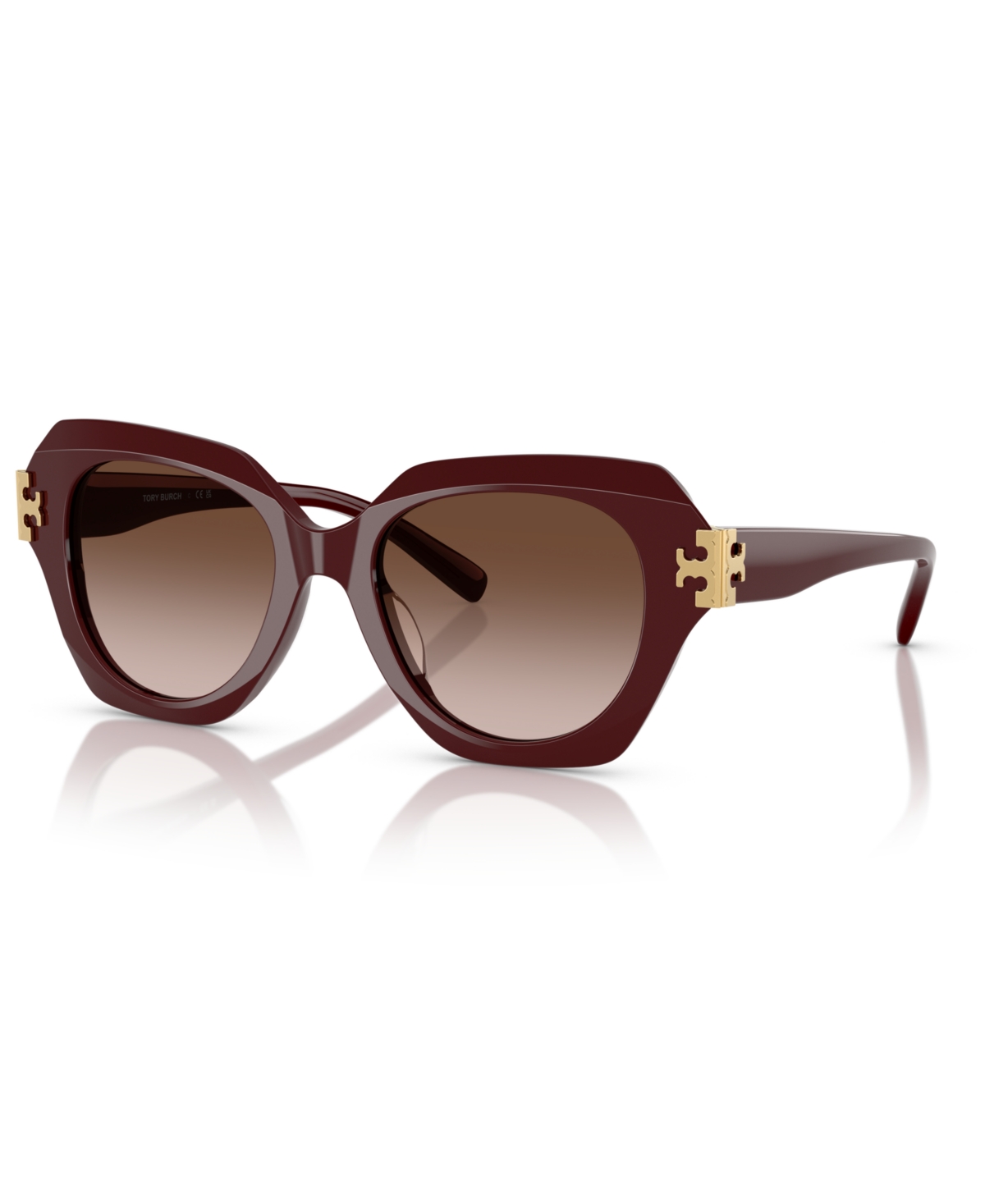 Click here for Tory Burch Womens Sunglasses TY7215U - Berry Red prices