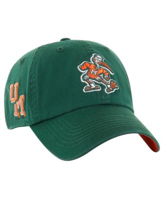 '47 Brand Men's Green Miami Hurricanes Vintage Sure Shot Franchise ...