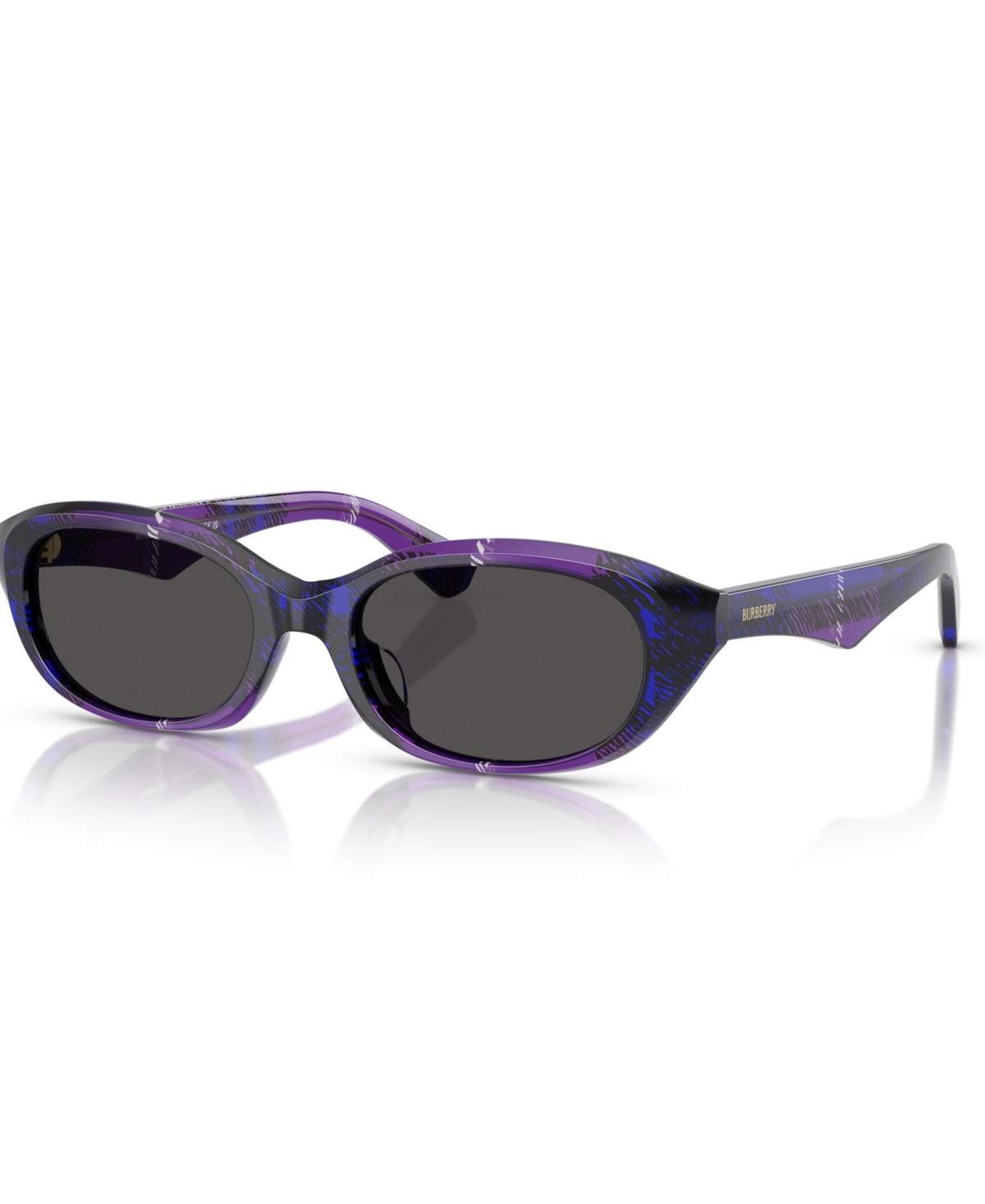 Click here for Burberry Womens Sunglasses BE4447D - Check Violet prices
