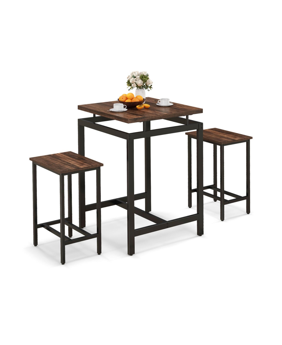 Click here for Sugift 3 Pieces Pub Dining Table Set with Floating... prices