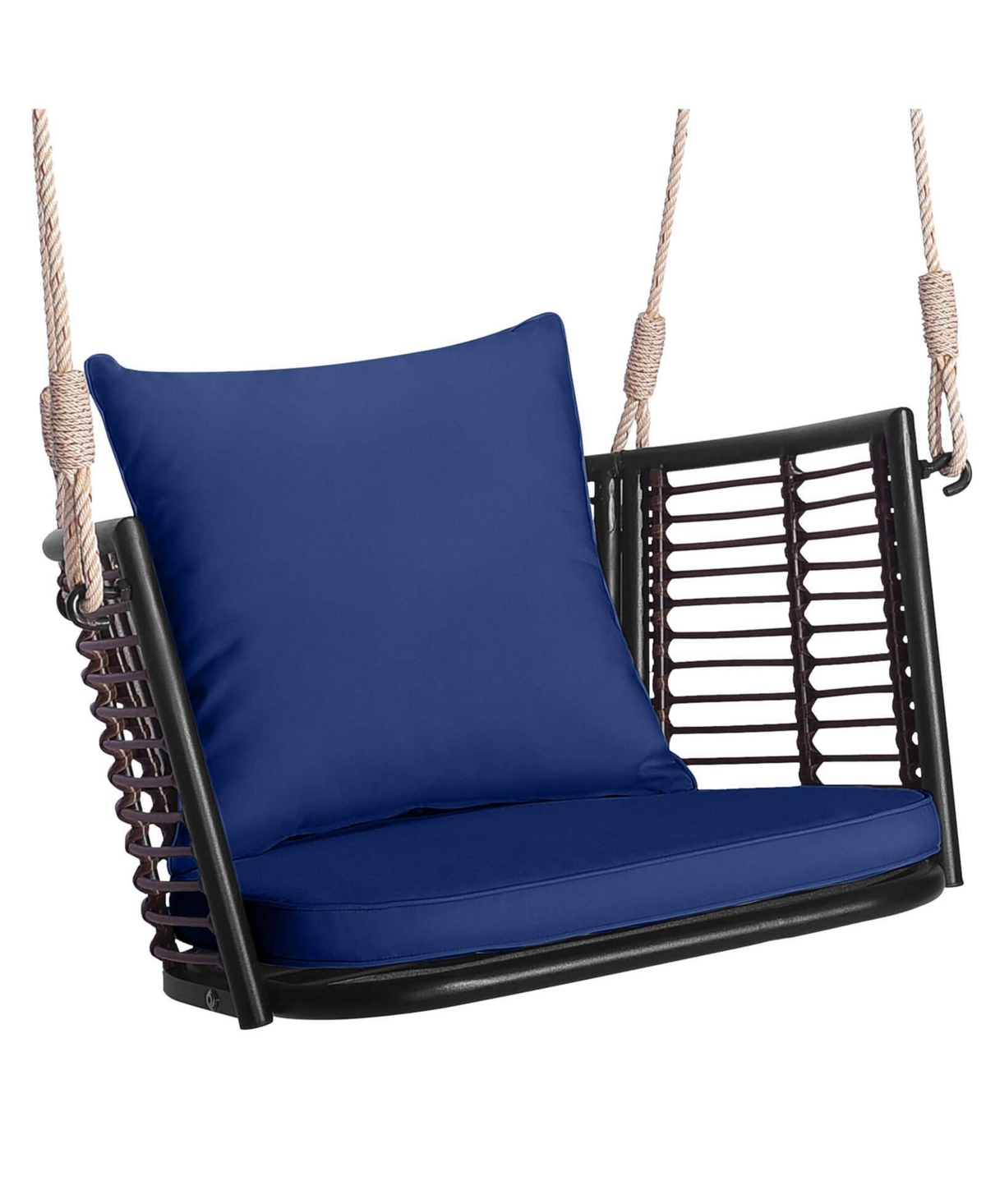 Click here for Patio Hanging Rattan Basket Chair Swing Hammock Ch... prices
