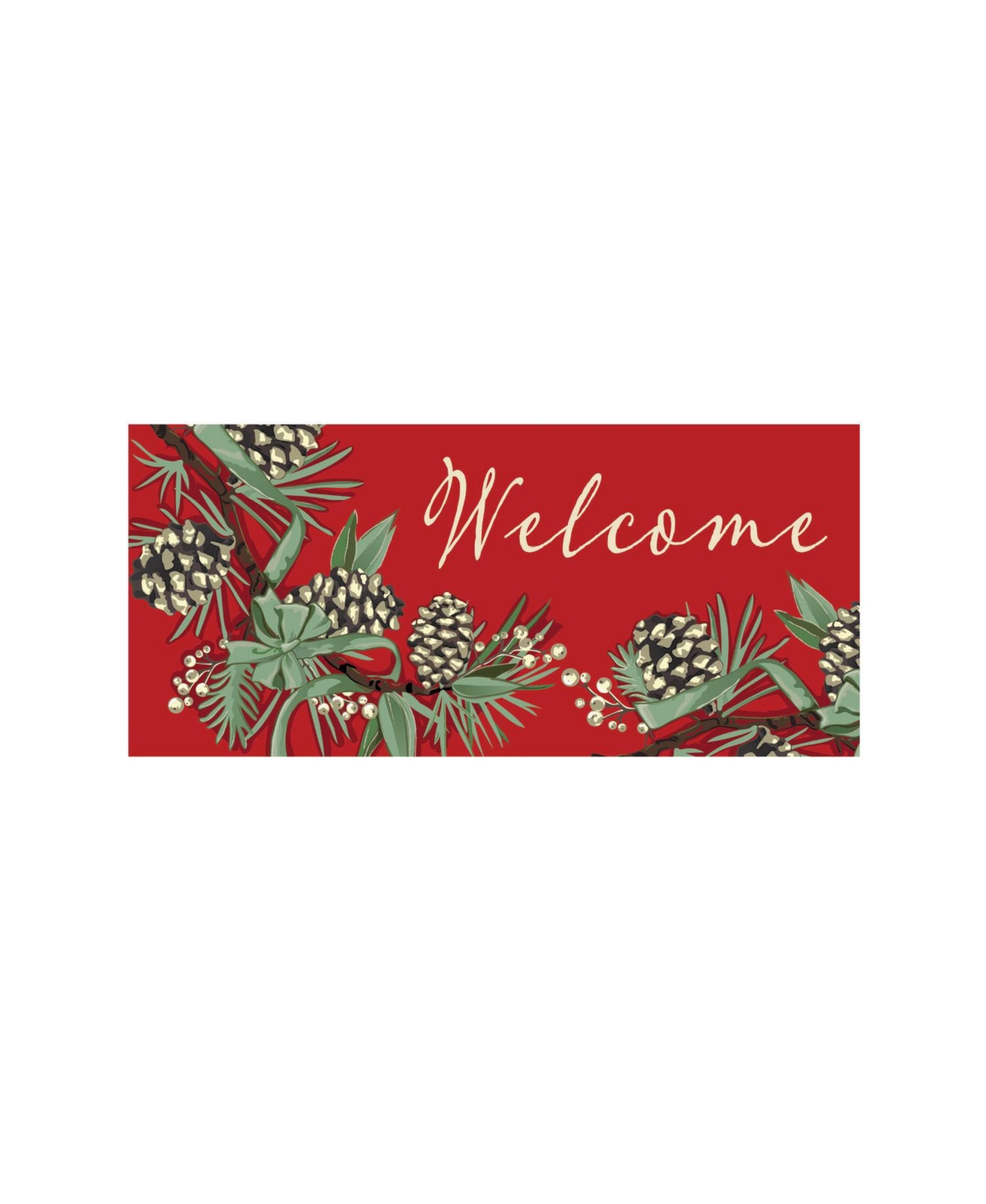 Click here for Evergreen Winter Pine Welcome Sassafras Indoor Out... prices