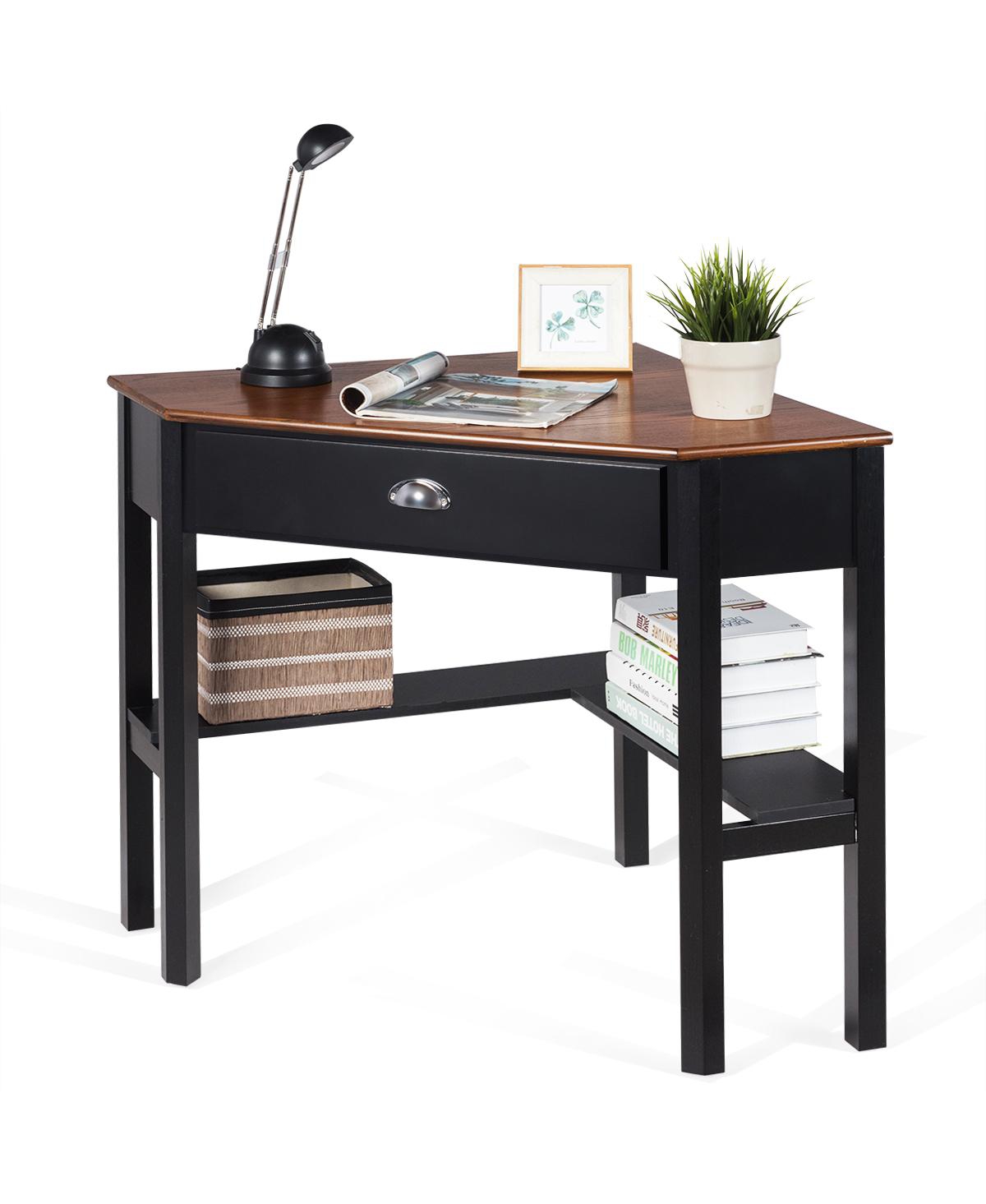 Click here for Corner Computer Desk Laptop Writing Table Wood Wor... prices