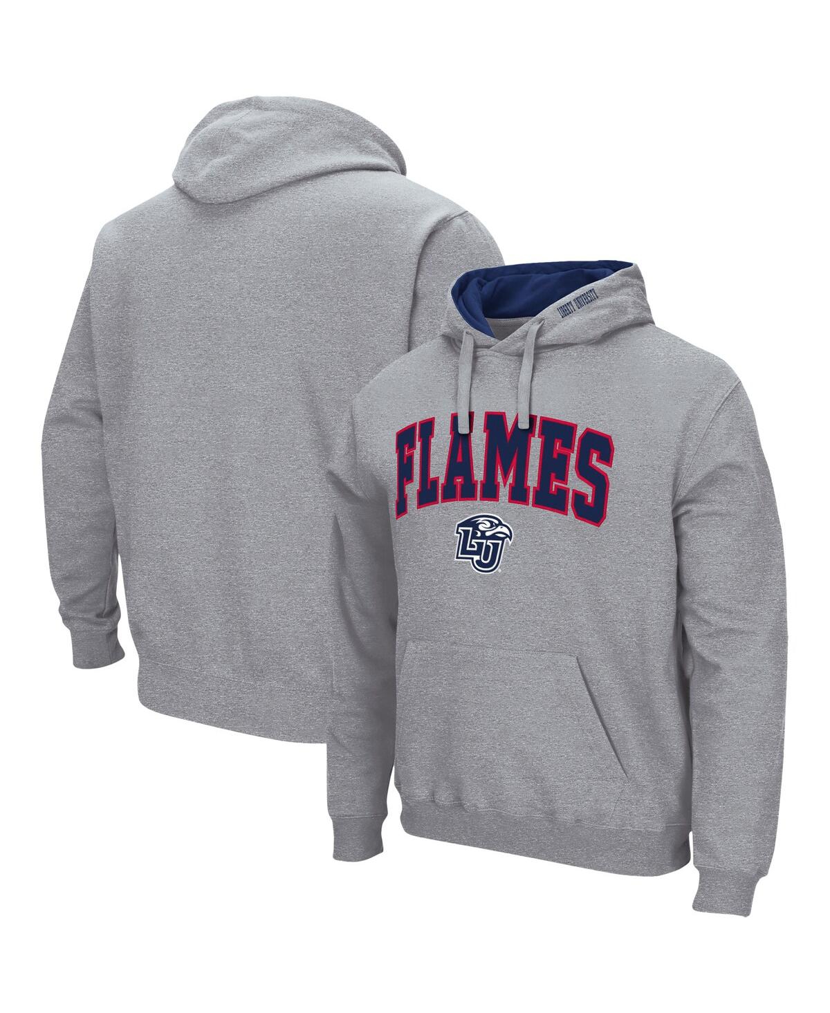 Click here for Colosseum Mens Heathered Gray Liberty Flames Arch... prices