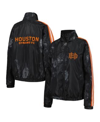 The Wild Collective Women's Black Houston Dynamo FC Full-Zip Track ...