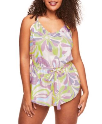 Adore Me Plus Size Kami Romper Lingerie - Macy's