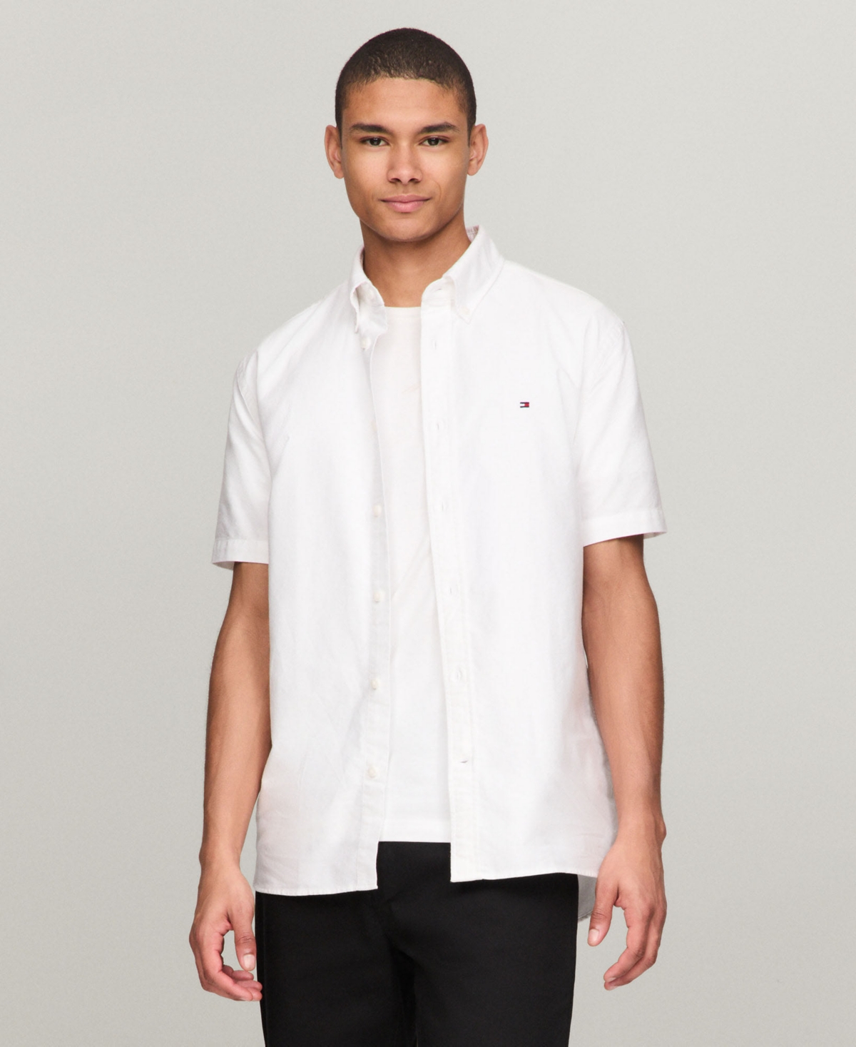 Click here for Tommy Hilfiger Mens Heritage Oxford Regular-Fit Bu... prices