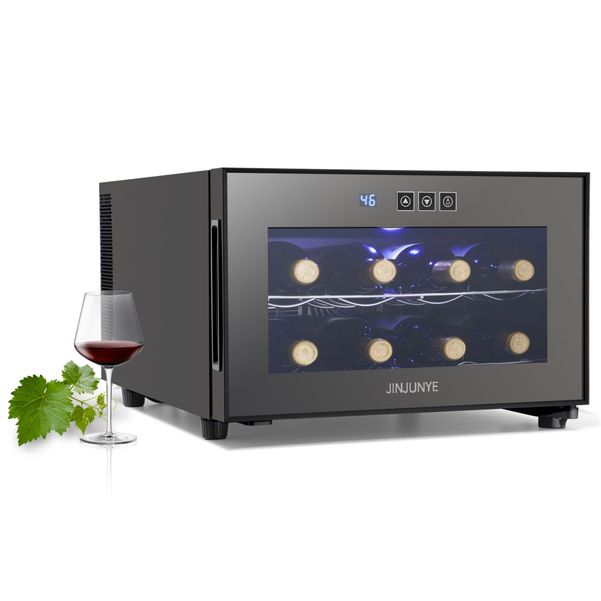 Click here for Jinjunye 8 Bottle Wine Cooler Refrigerator  Wine F... prices