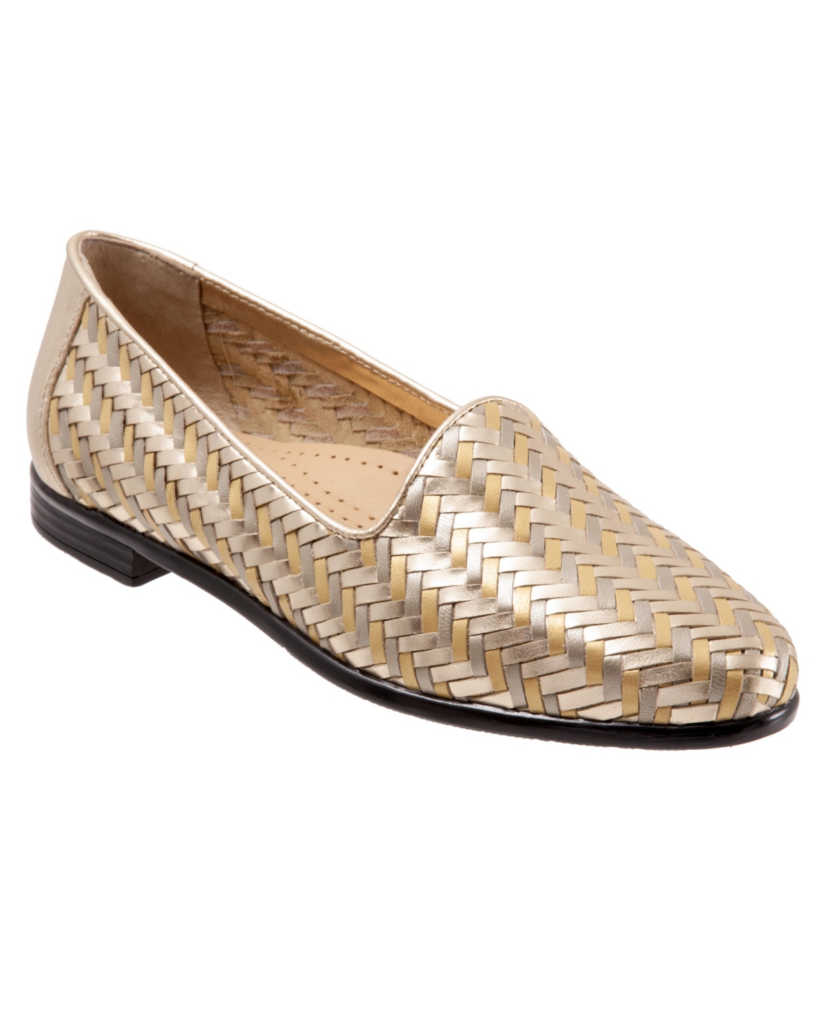 Click here for Trotters Liz Iii Flat - Metallic multi prices
