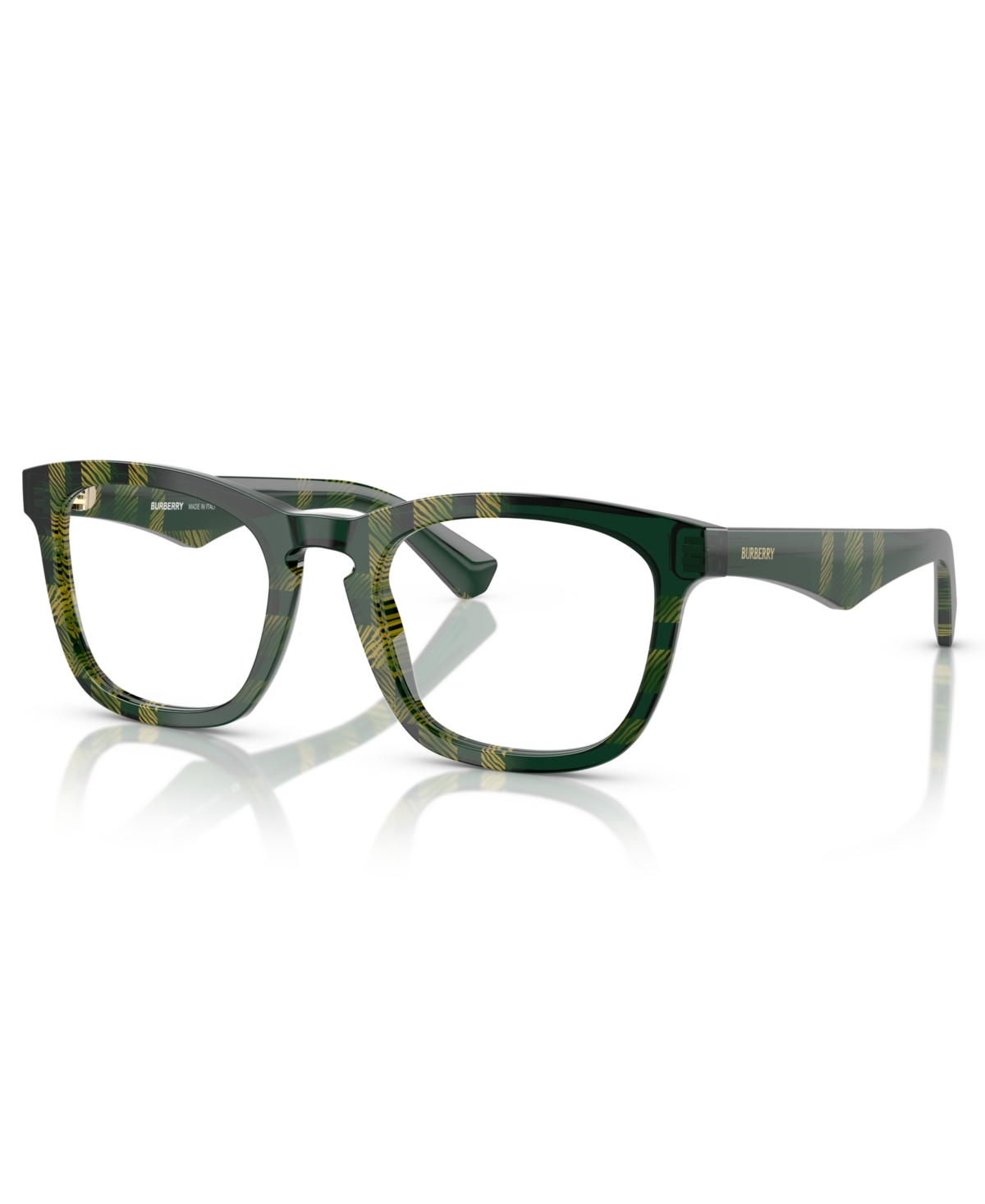 Click here for Burberry Mens Eyeglasses  BE2417 - Check Green prices