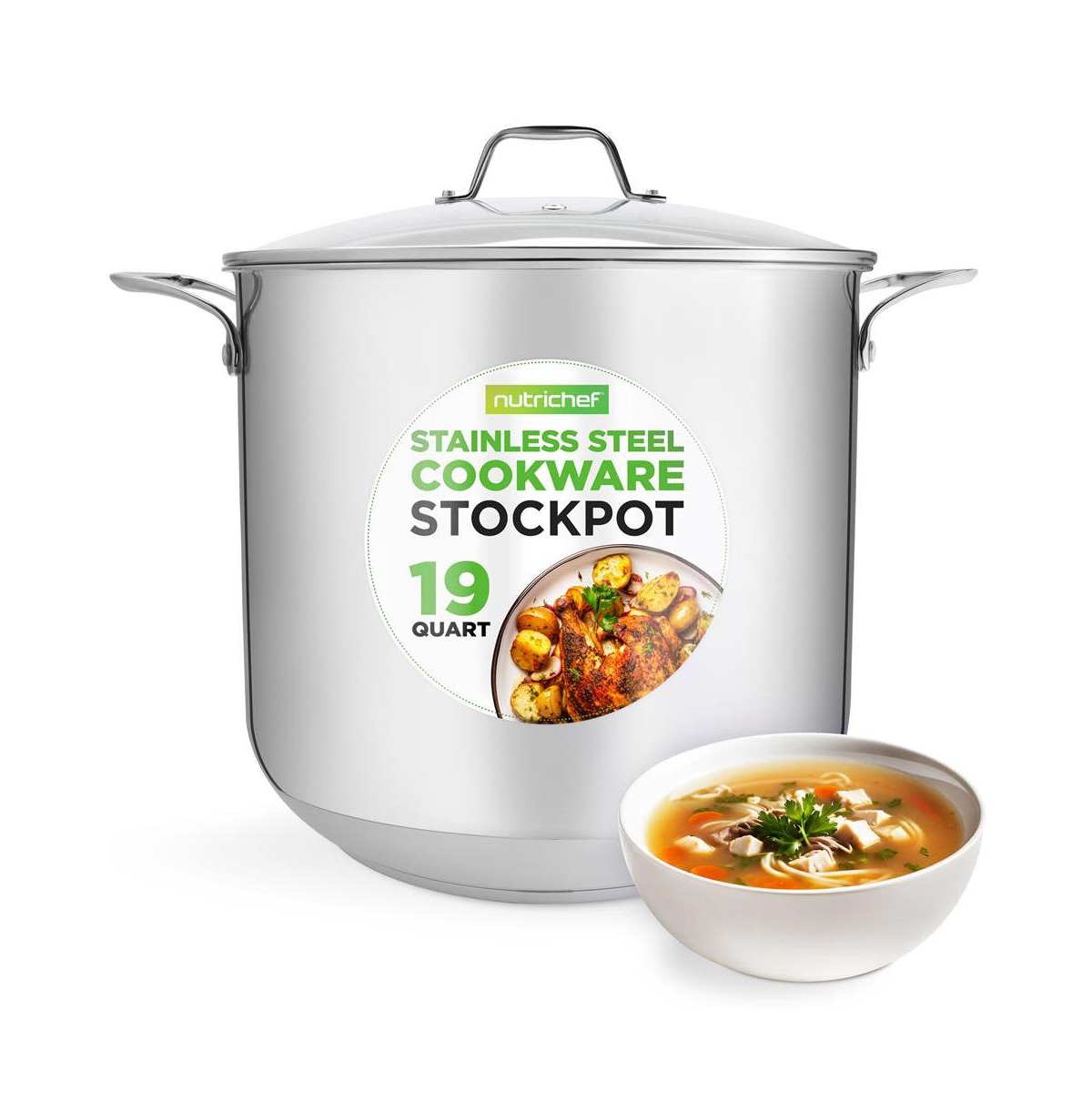 Click here for NutriChef Stainless Steel Cookware Stockpot - 19 Q... prices
