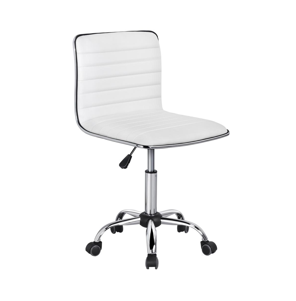 Click here for Yaheetech Pu Leather Low Back Swivel Armless Offic... prices