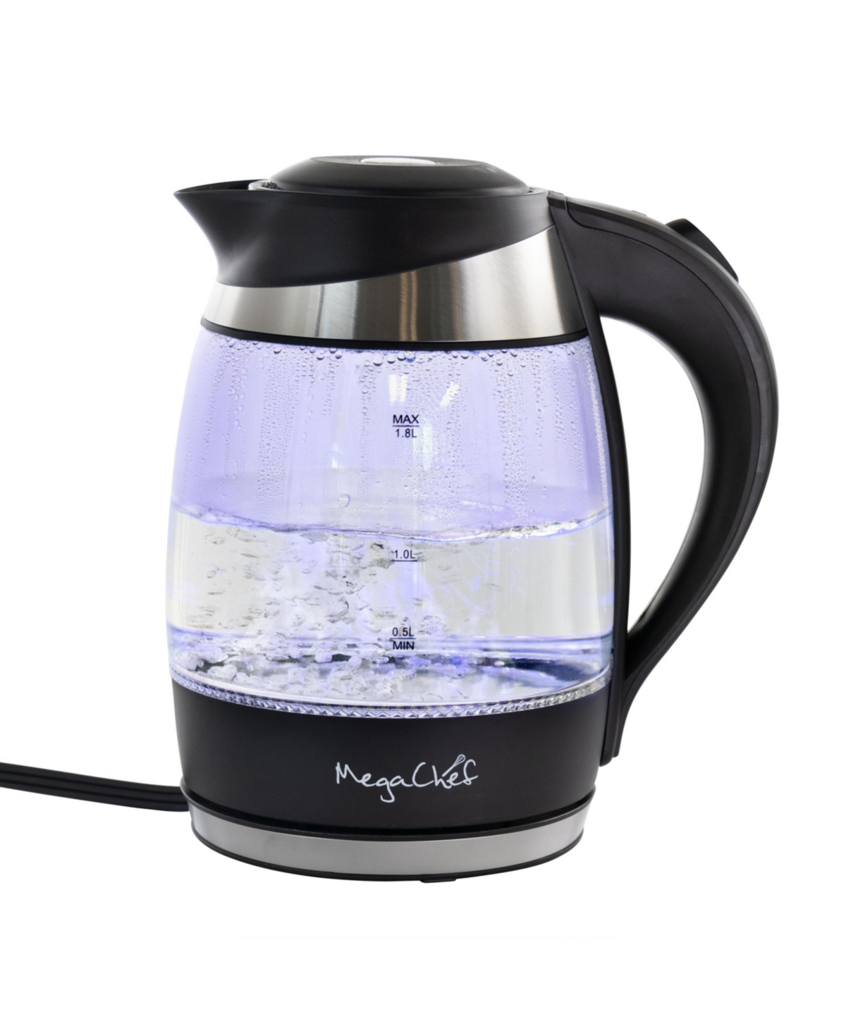 Click here for MegaChef 1.8 Quart Glass and Stainless Steel Elect... prices