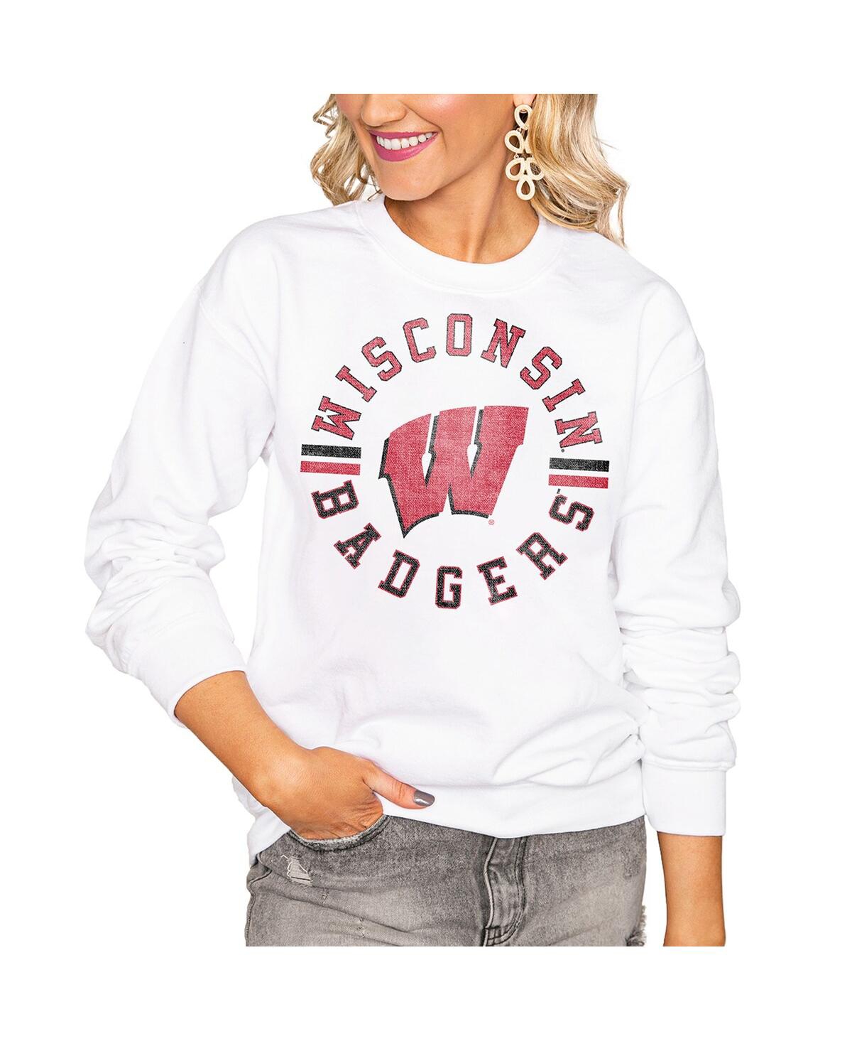 Click here for Gameday Couture Womens White Wisconsin Badgers Vin... prices