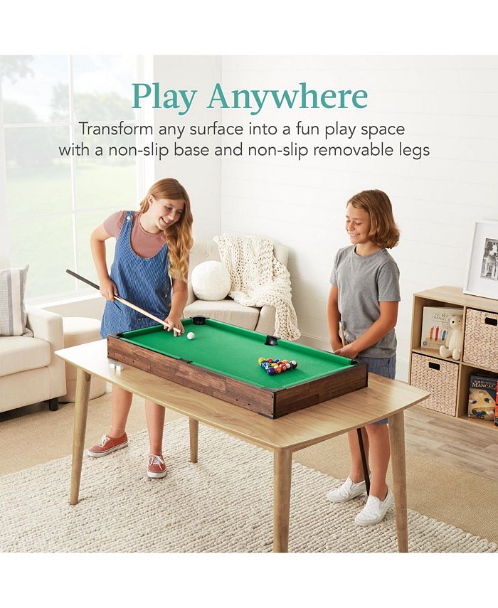Best Choice Products 40in Tabletop Billiard Table, Pool Arcade Game ...