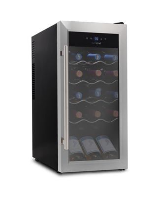 NutriChef Wine Chilling Refrigerator Cellar - Digital Touch Button ...