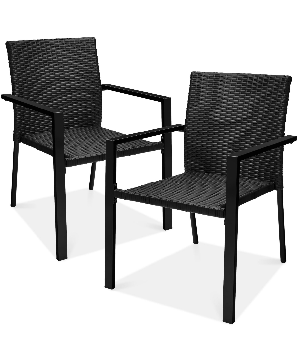 Click here for Best Choice Products Set of 2 Wicker Chairs  Stack... prices