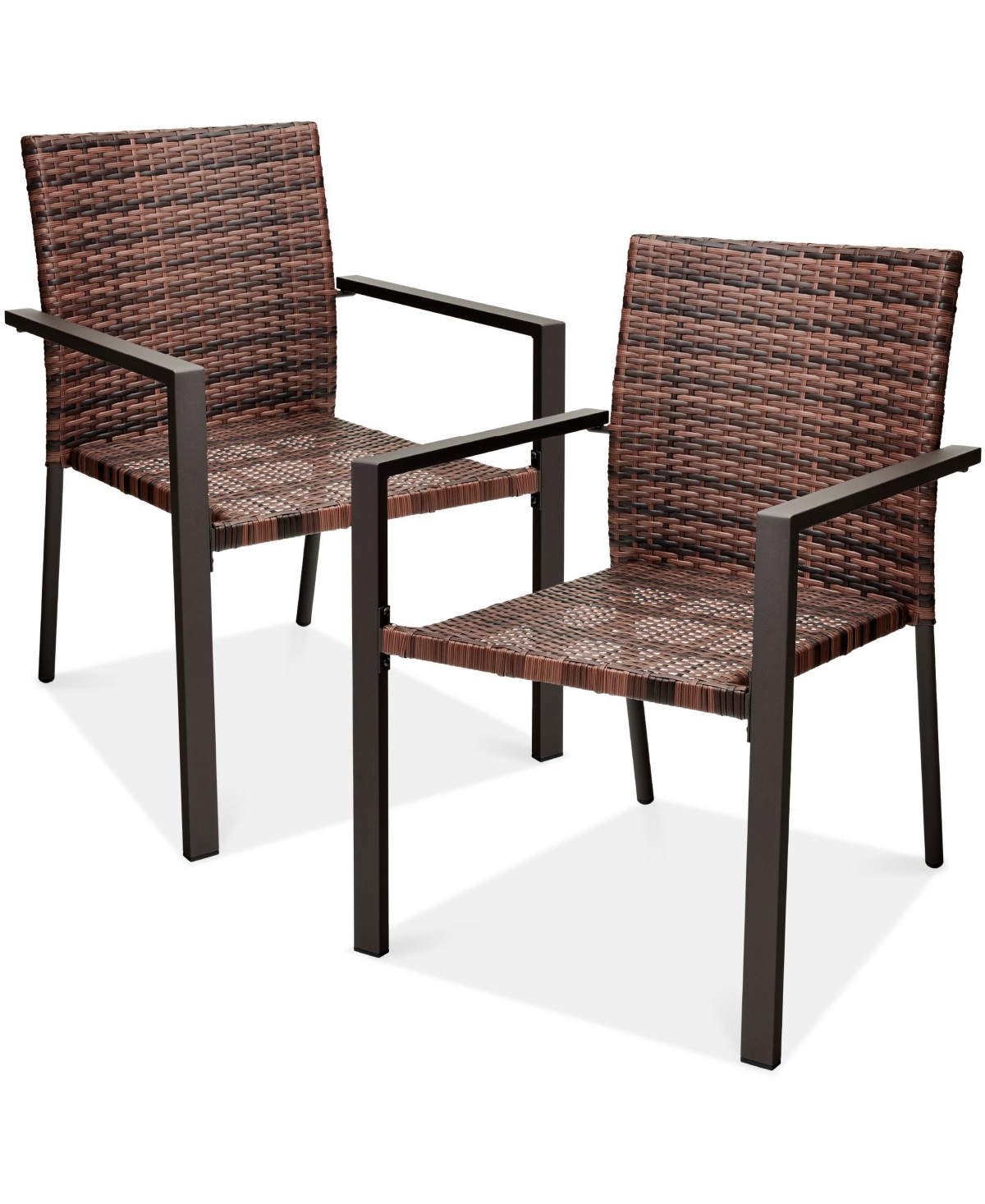 Click here for Best Choice Products Set of 2 Wicker Chairs  Stack... prices