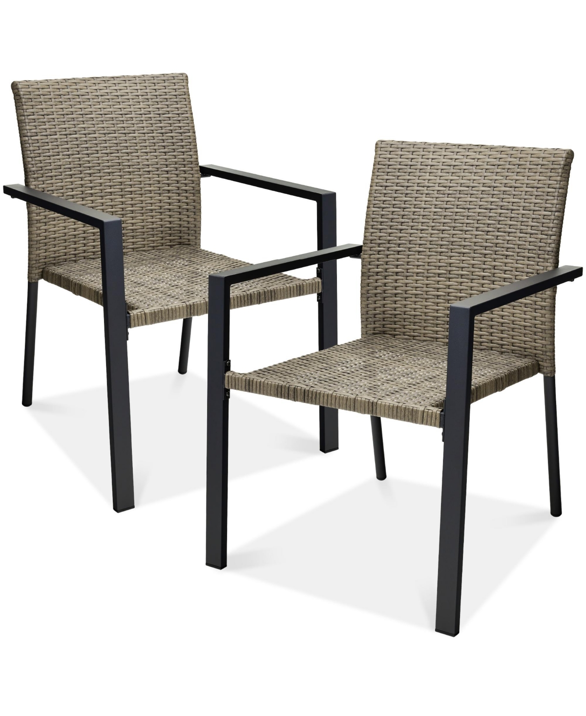 Click here for Best Choice Products Set of 2 Wicker Chairs  Stack... prices