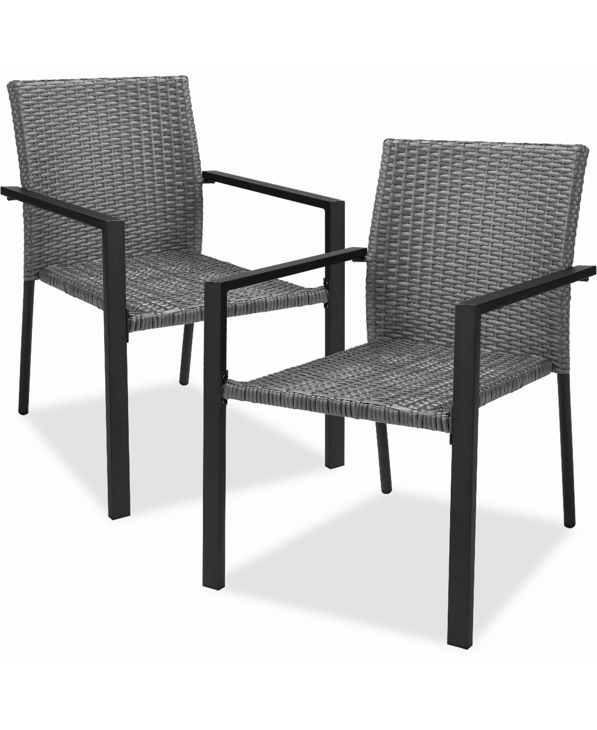 Click here for Best Choice Products Set of 2 Wicker Chairs  Stack... prices