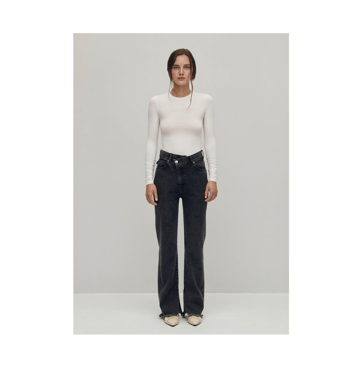 Click here for Alohas Womens Kansas Denim Pants - Black prices