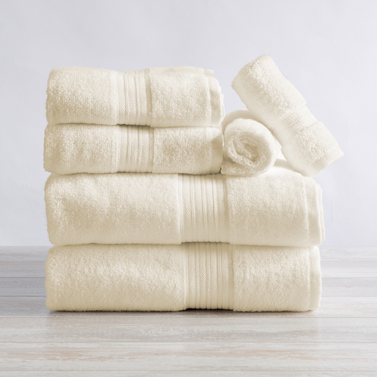 Click here for Linery & Co. Quick-Drying Cotton 6-Piece Bath Towe... prices