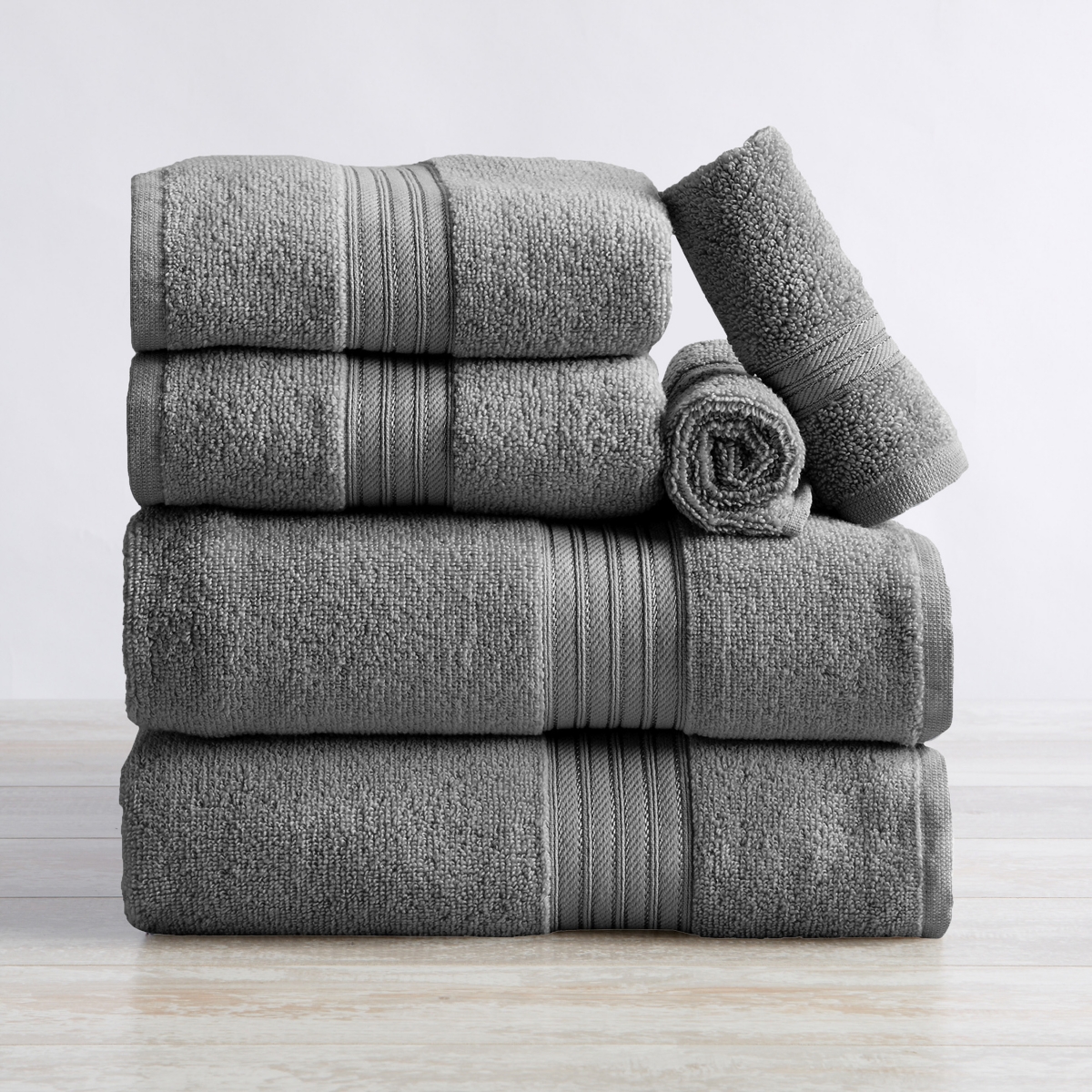 Click here for Linery & Co. Quick-Drying Cotton 6-Piece Bath Towe... prices