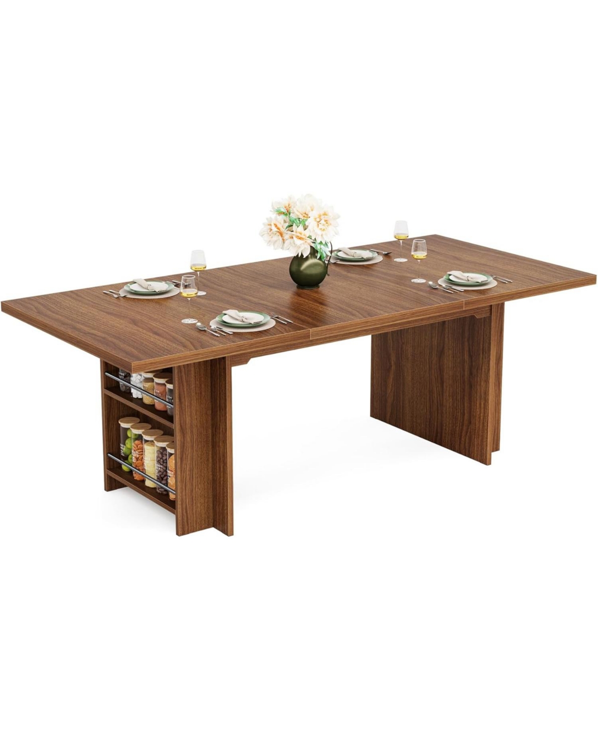 Click here for Tribesigns Farmhouse Dining Table for 6 to 8  63-I... prices