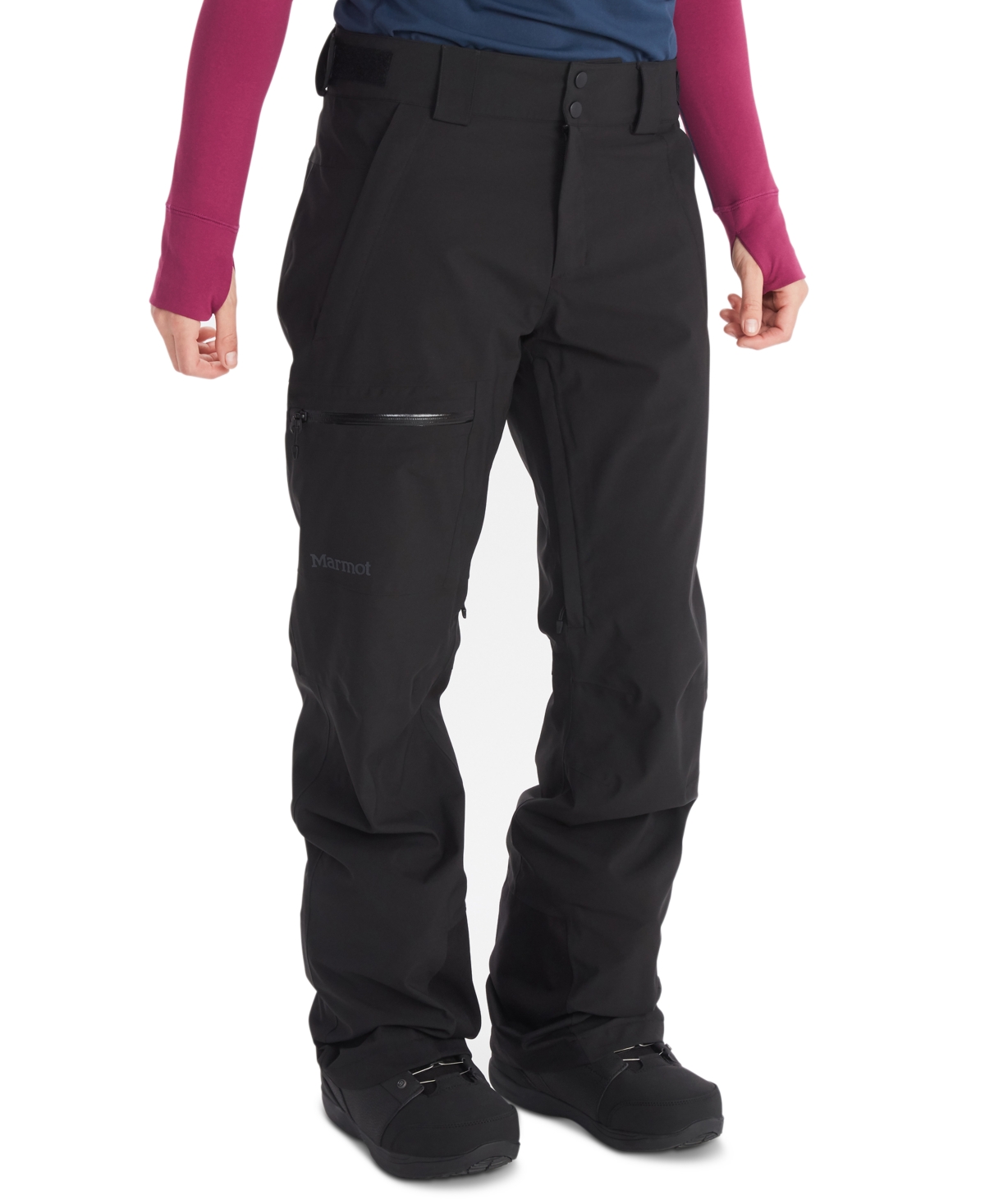 Click here for Marmot Womens Insulated Refuge Snow Pants - Black prices