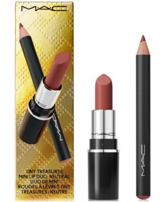 MAC 2-Pc. Tiny Treasures Mini Lipstick + Lip Liner Gift Set - Macy's