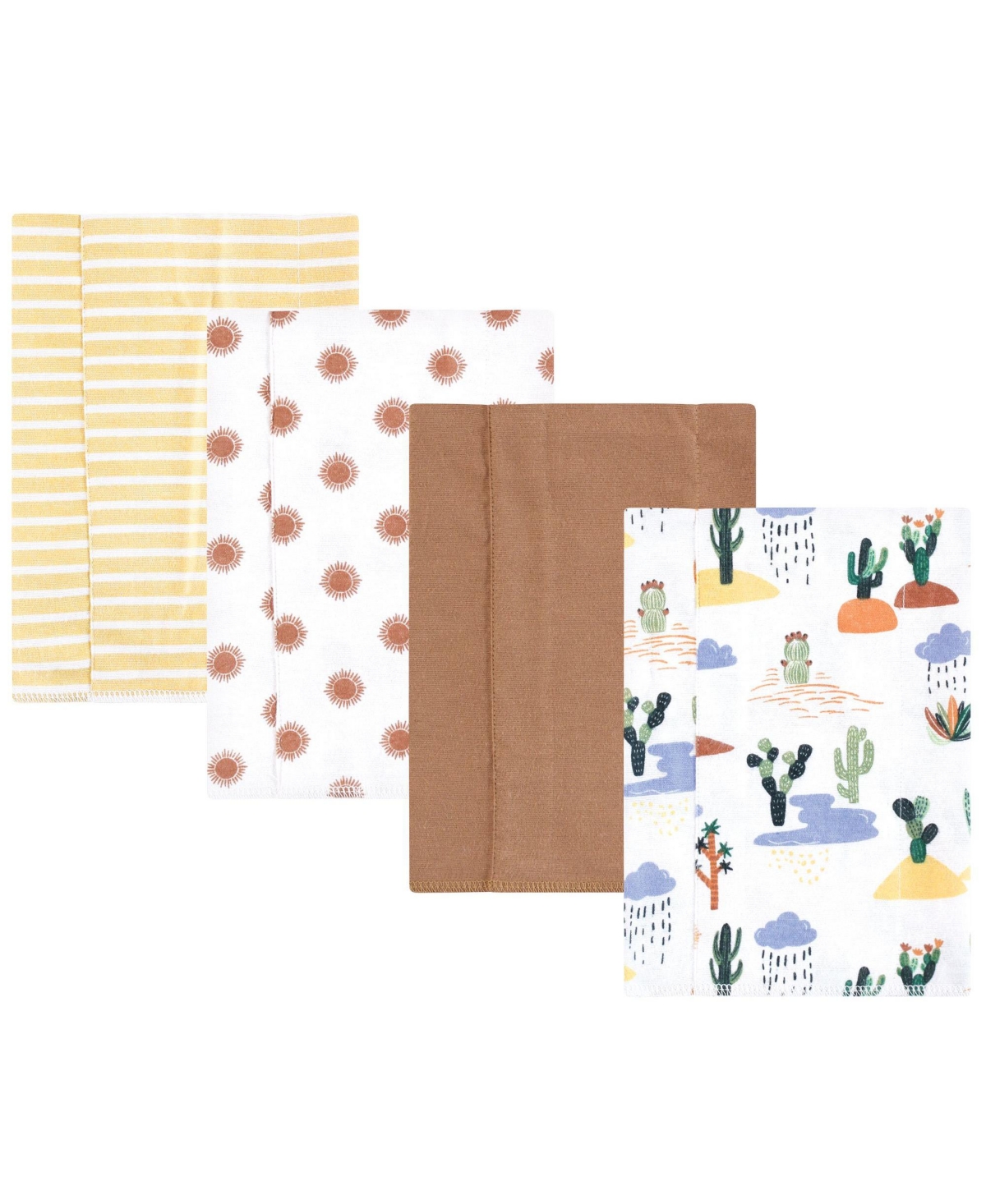 Click here for Hudson Baby Unisex Gentle 4-Pack Cotton-Poly Flann... prices