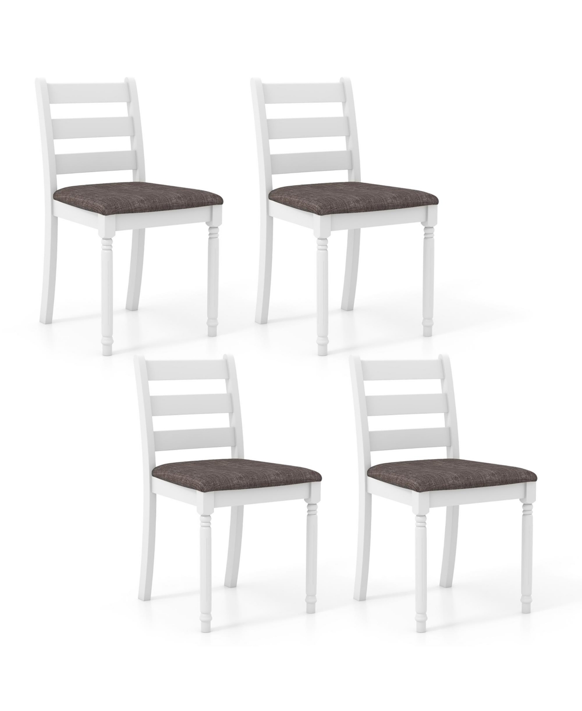 Click here for Gymax Wooden Dining Chair Set of 4 w/ Acacia Wood... prices
