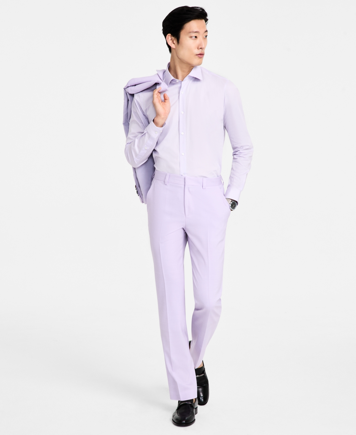 Click here for Hugo by Hugo Boss Mens Modern-Fit Wool Blend Suit... prices