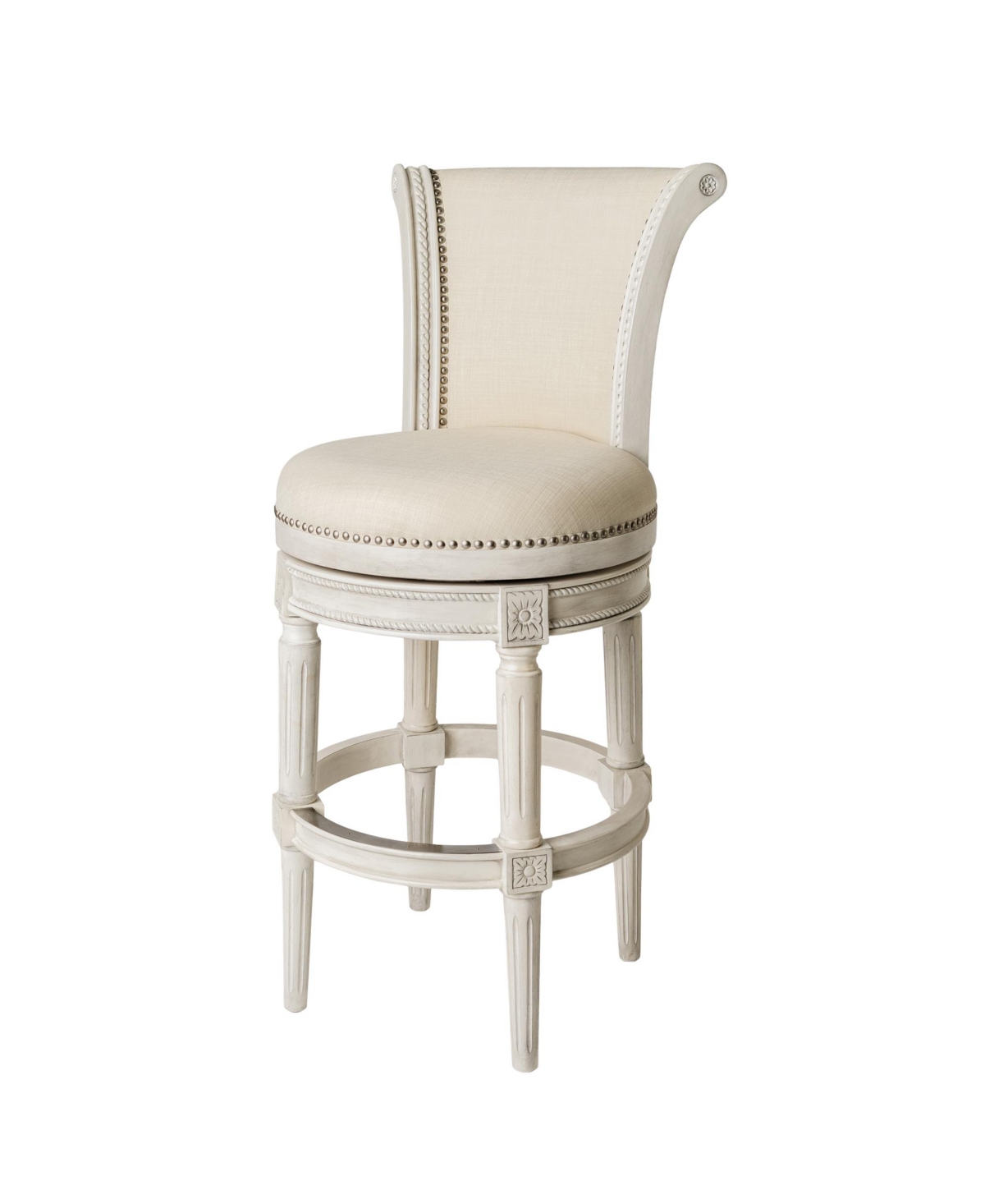 Click here for Maven Lane Pullman Bar Stool  White Oak Finish w/... prices