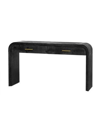 Slickblue Unique Retro Silhouette Console Table with Open Style, Two ...
