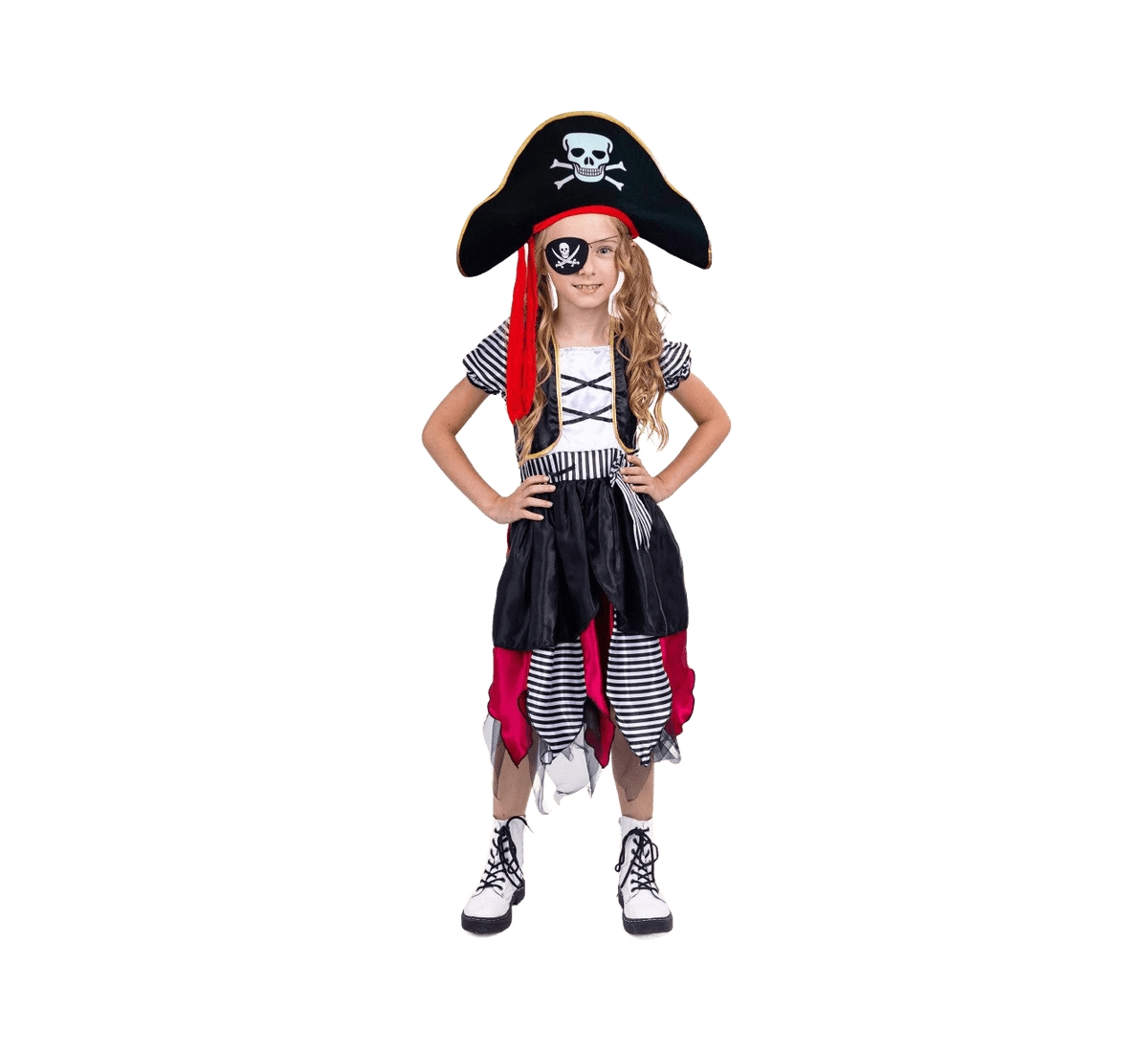 Click here for Dress Up America Pirate Girl Costume Set - Toddler... prices