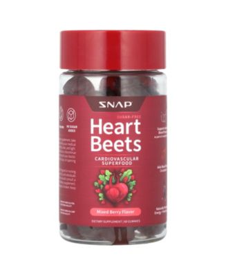 Snap Supplements Heart Beets Mixed Berry - 60 Gummies - Macy's