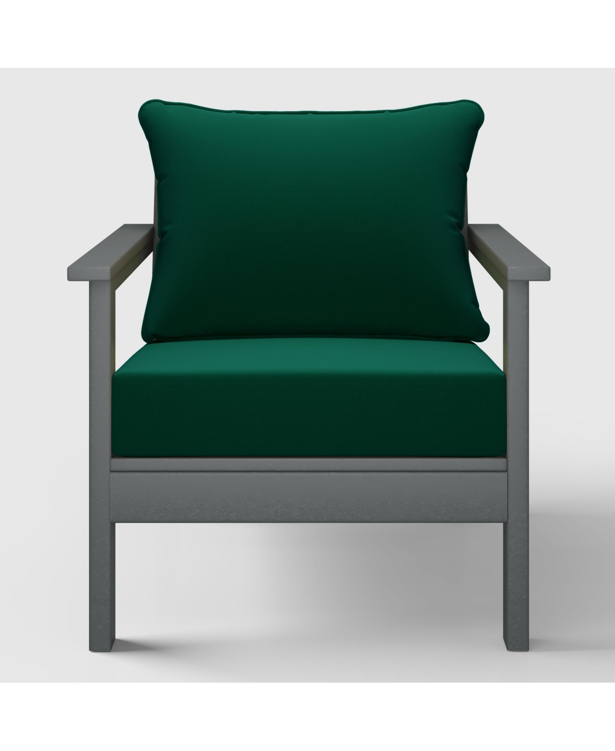 Click here for WestinTrends Outdoor Modern Hdpe Patio Gray Club C... prices