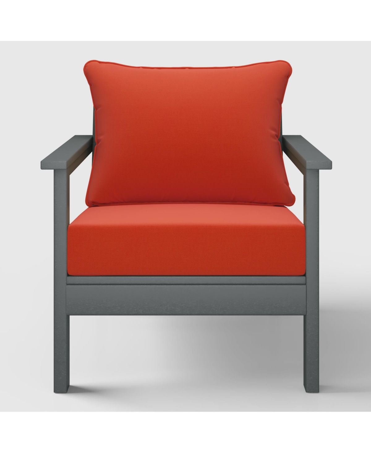 Click here for WestinTrends Outdoor Modern Hdpe Patio Gray Club C... prices