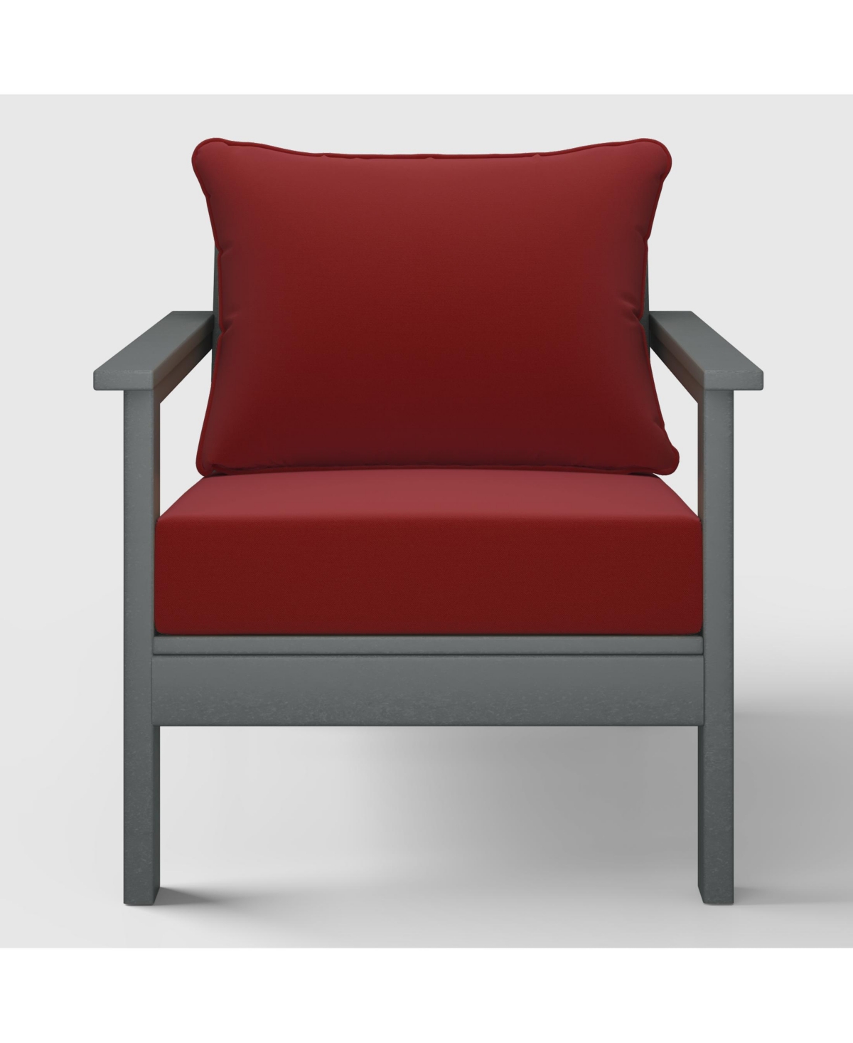 Click here for WestinTrends Outdoor Modern Hdpe Patio Gray Club C... prices