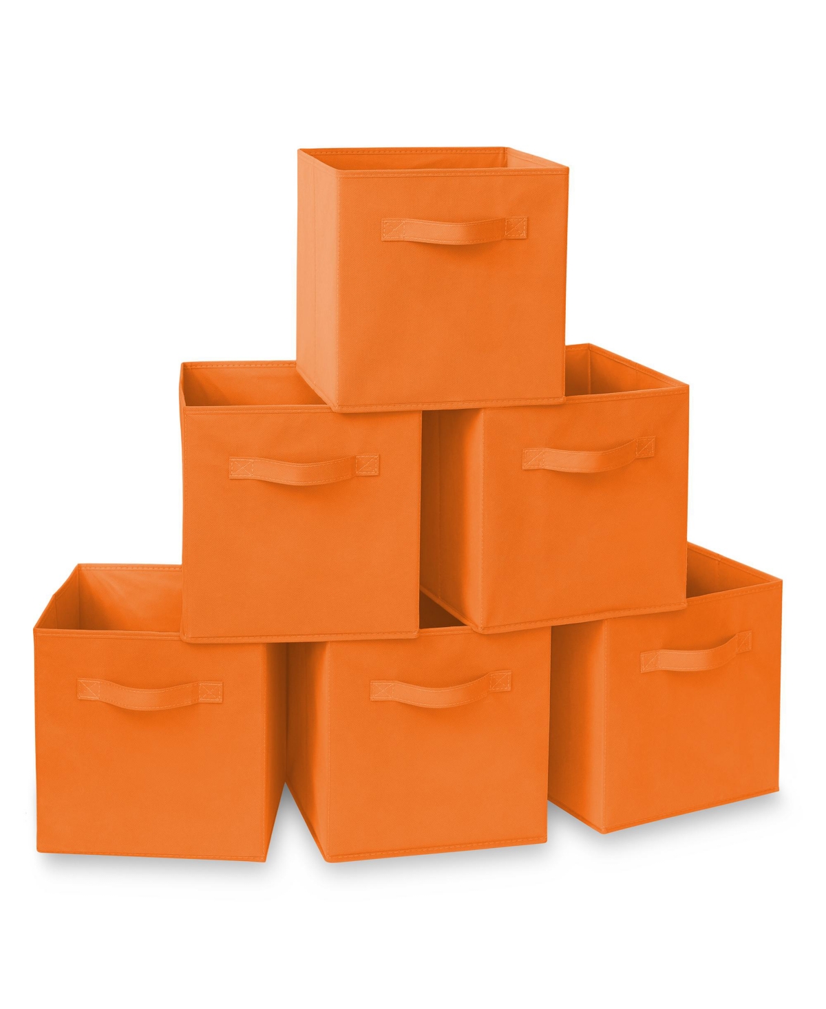 Click here for Casafield Set of 6 Fabric Storage Cube Bins  Orang... prices
