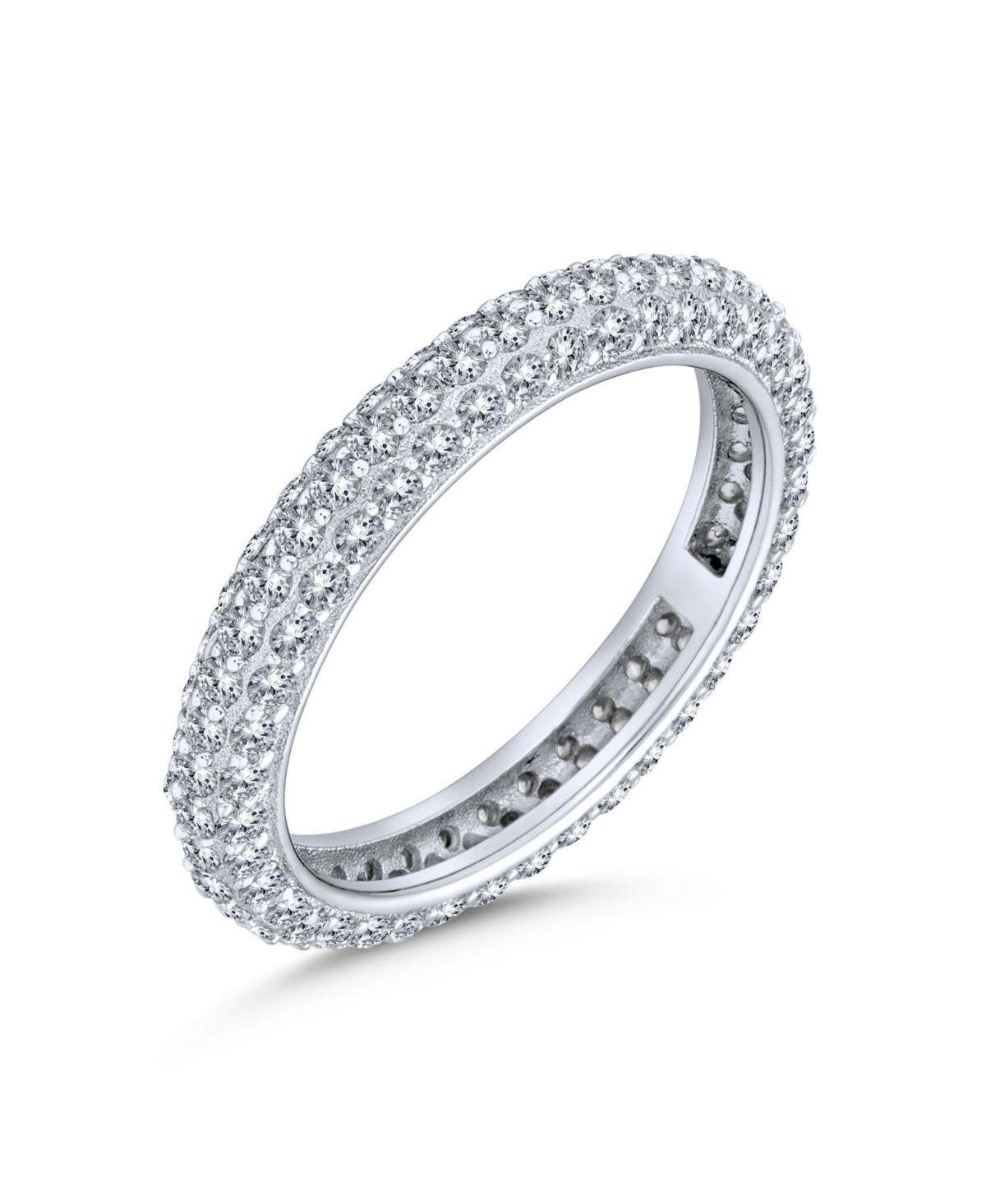 Click here for Bling Jewelry Pave Cz Cubic Zirconia Stackable Ete... prices